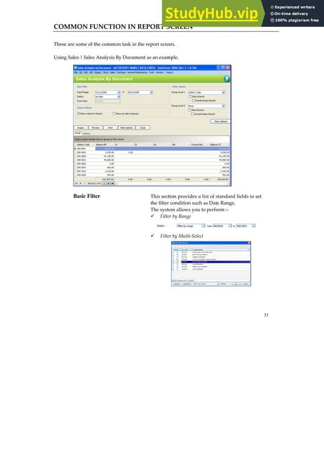 AutoCount Accounting User Manual | PDF | Business Accounting & Finance ...