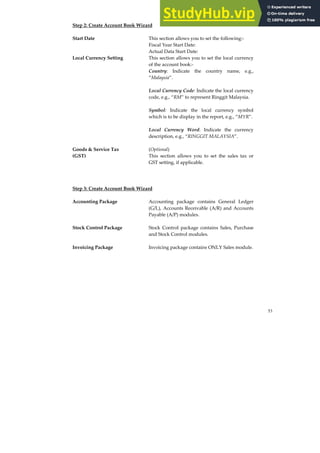 AutoCount Accounting User Manual | PDF