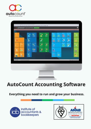 AutoCount Accounting Software Brochure PDF | PDF
