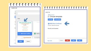 Autocrat to create Certificates | PDF