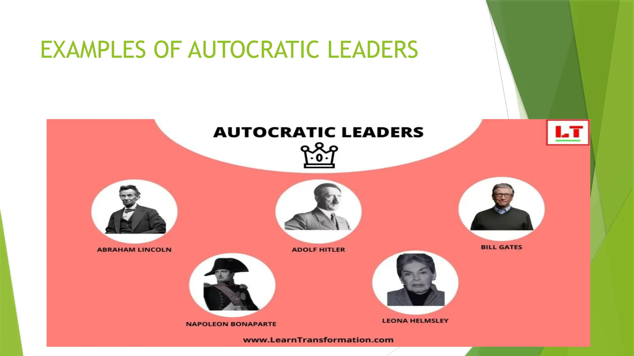 AUTOCRATIC LEADERSHIP WHICH IS VERY GOOD | PPTX