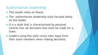 Autocratic Model.ppt