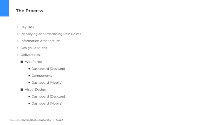 UX Case Study | Auto Dealer Portal | PPT