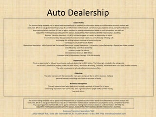 Auto Dealership Company | PPT