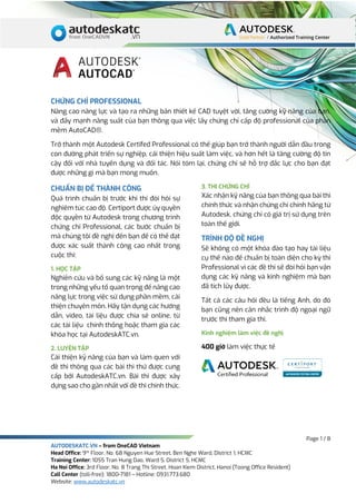 Autodesk AutoCAD Review for Autodesk Certified Professional | PDF