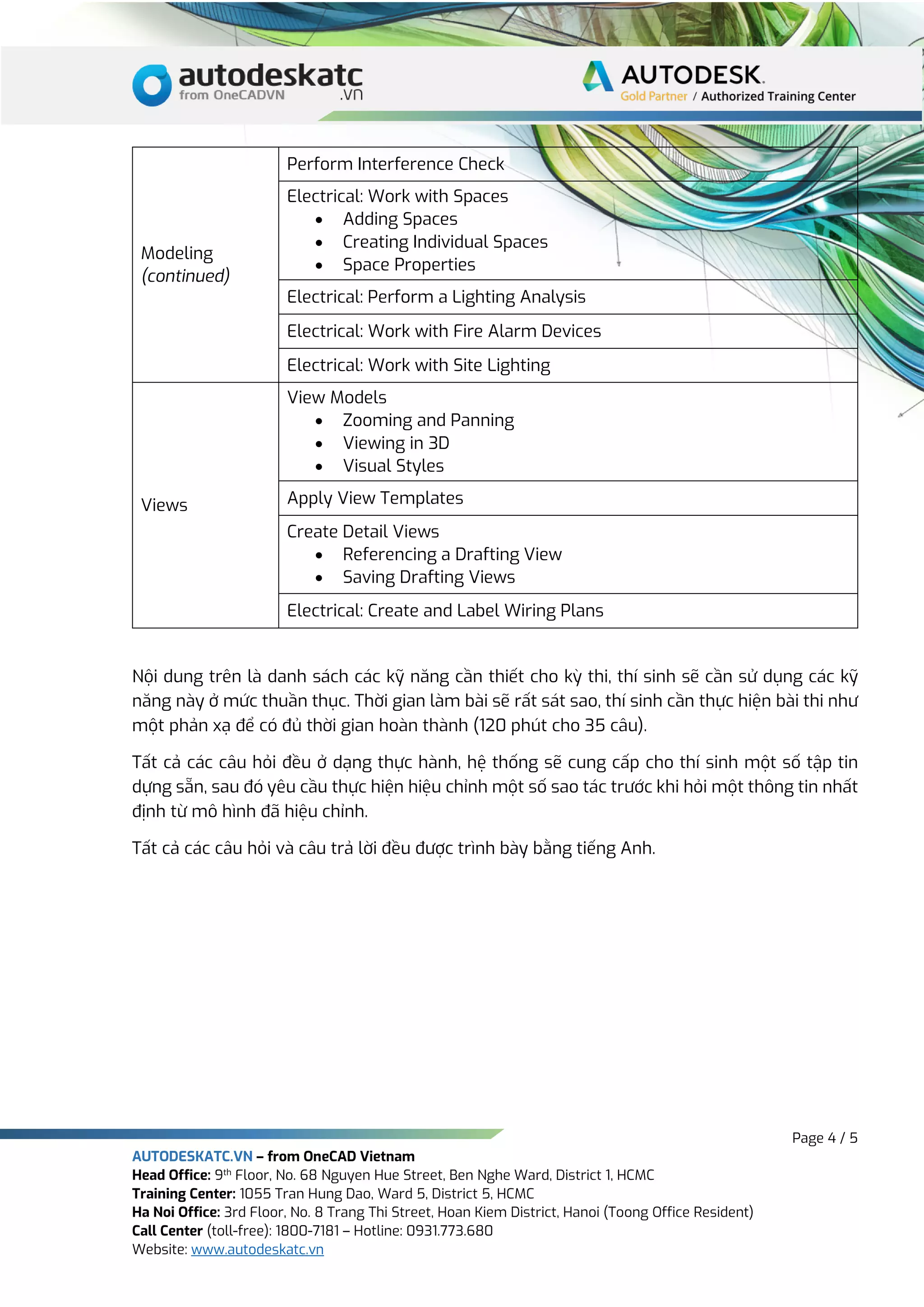 Autodesk Revit MEP Electrical Review for Autodesk Certified ...