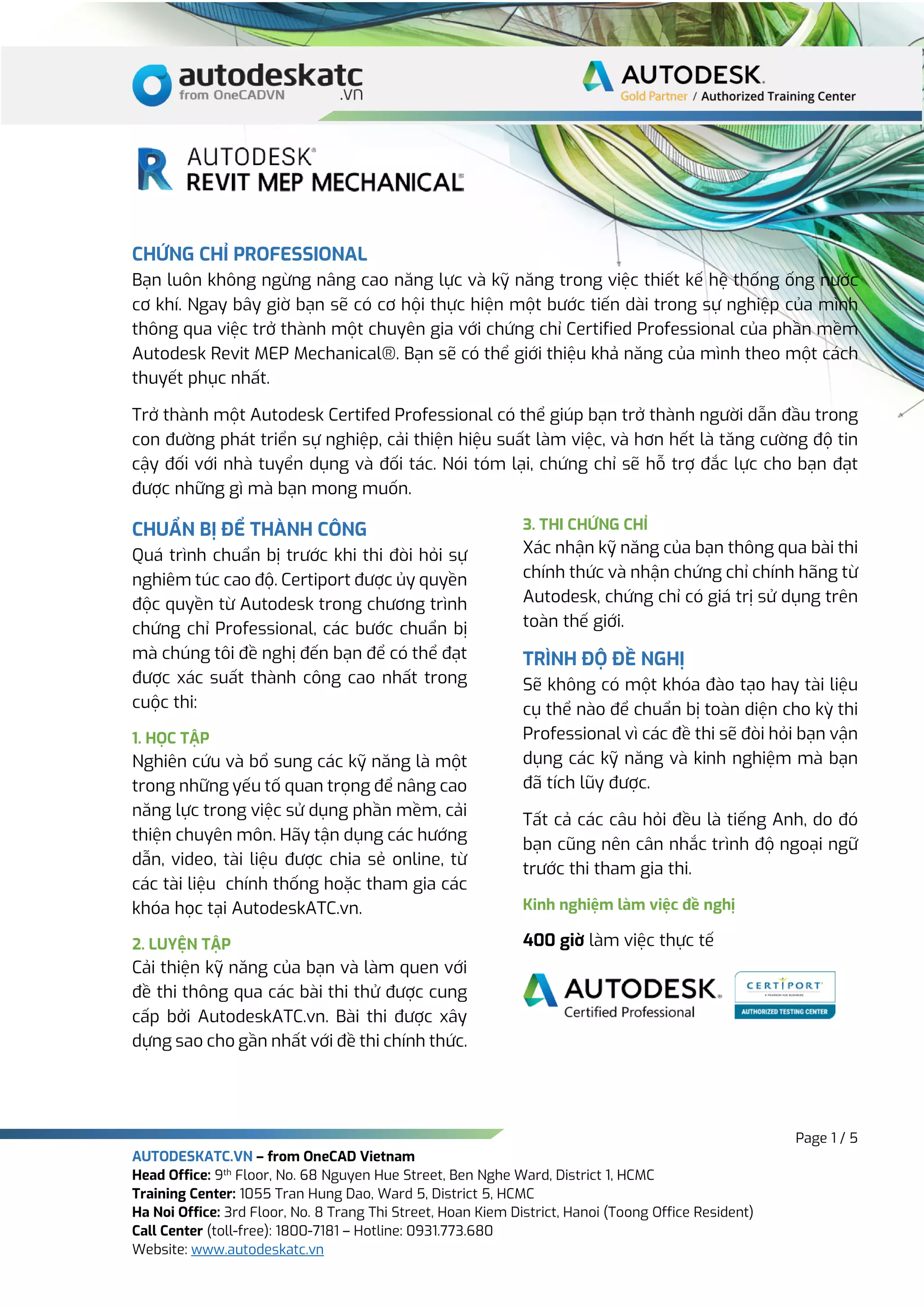 Autodesk Revit MEP Mechanical Review for Autodesk Certified ...