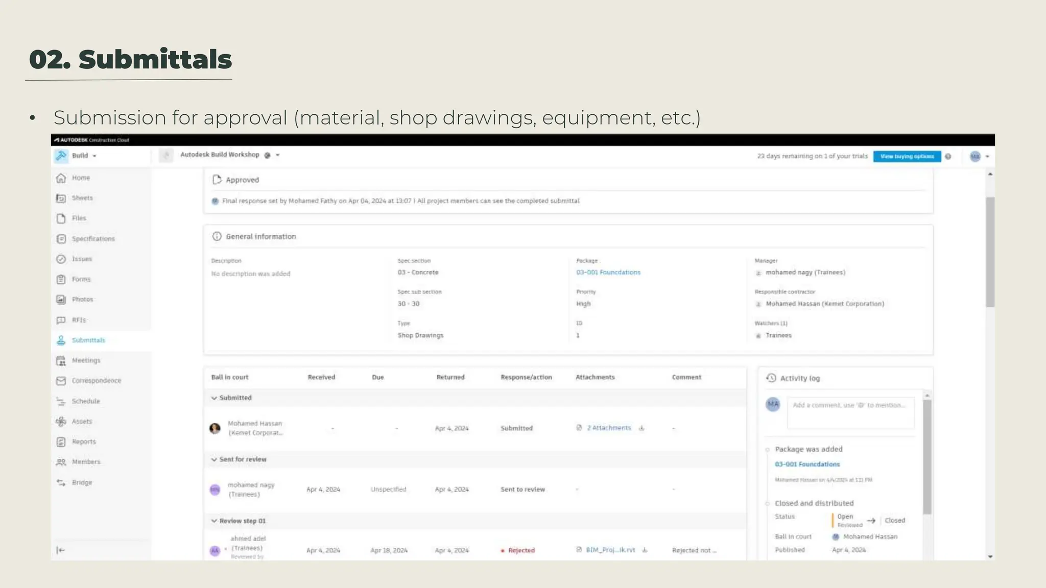 Autodesk Construction Cloud Autodesk Build Pptx