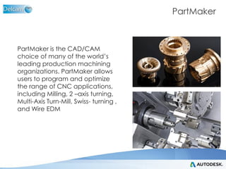 Autodesk CAM Portfolio – Russ Adams PartMaker | PDF