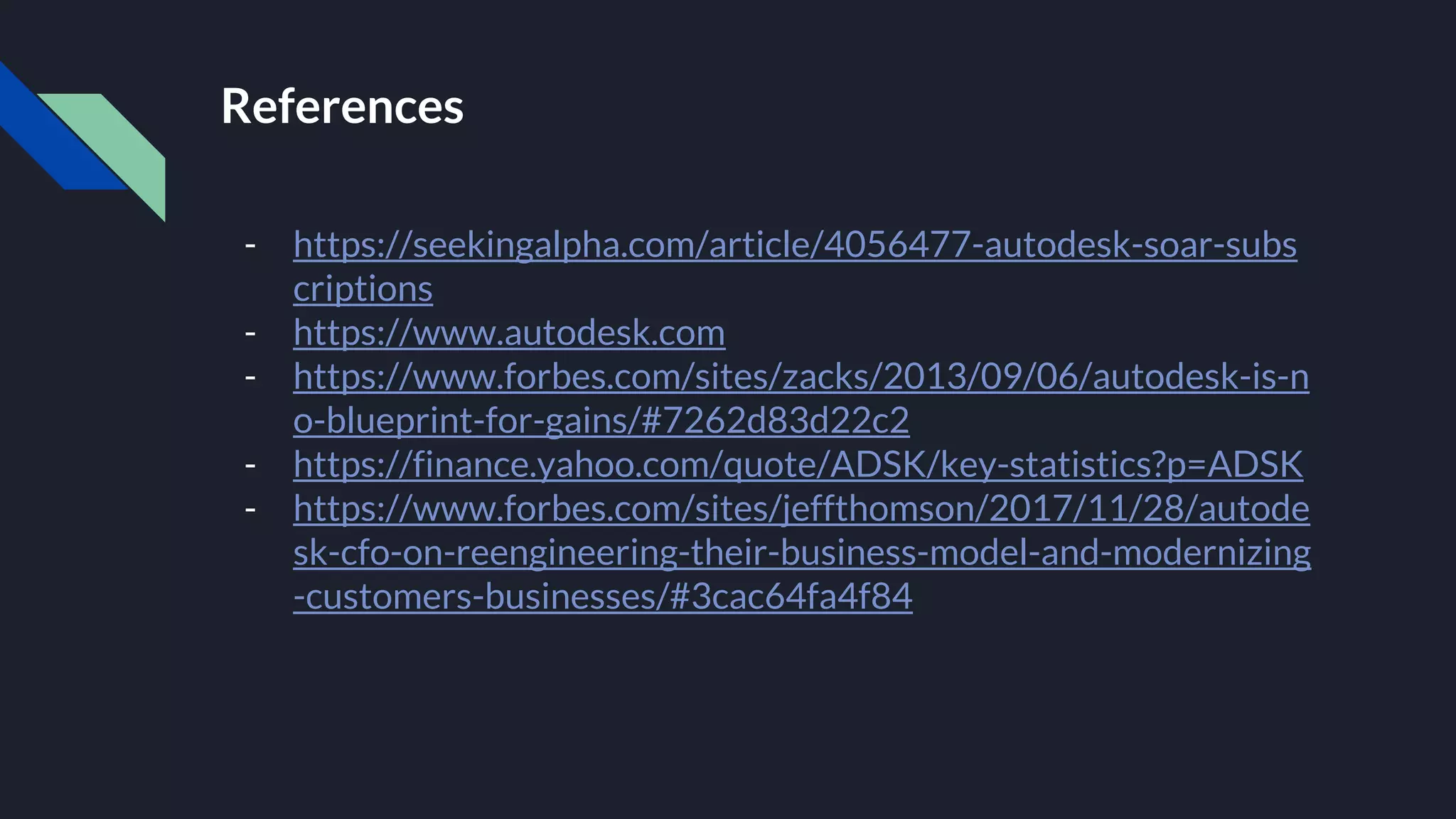 Autodesk company presentation | PDF