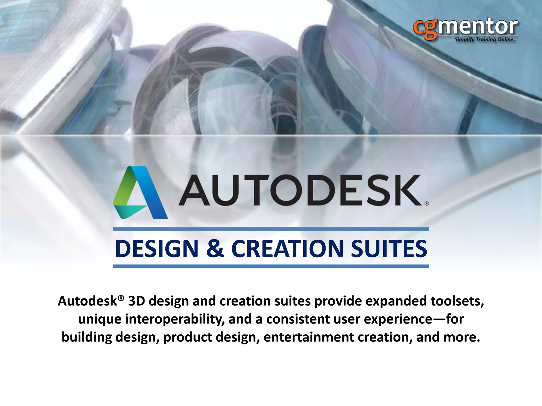 Autodesk Design & Creation Suites | PDF