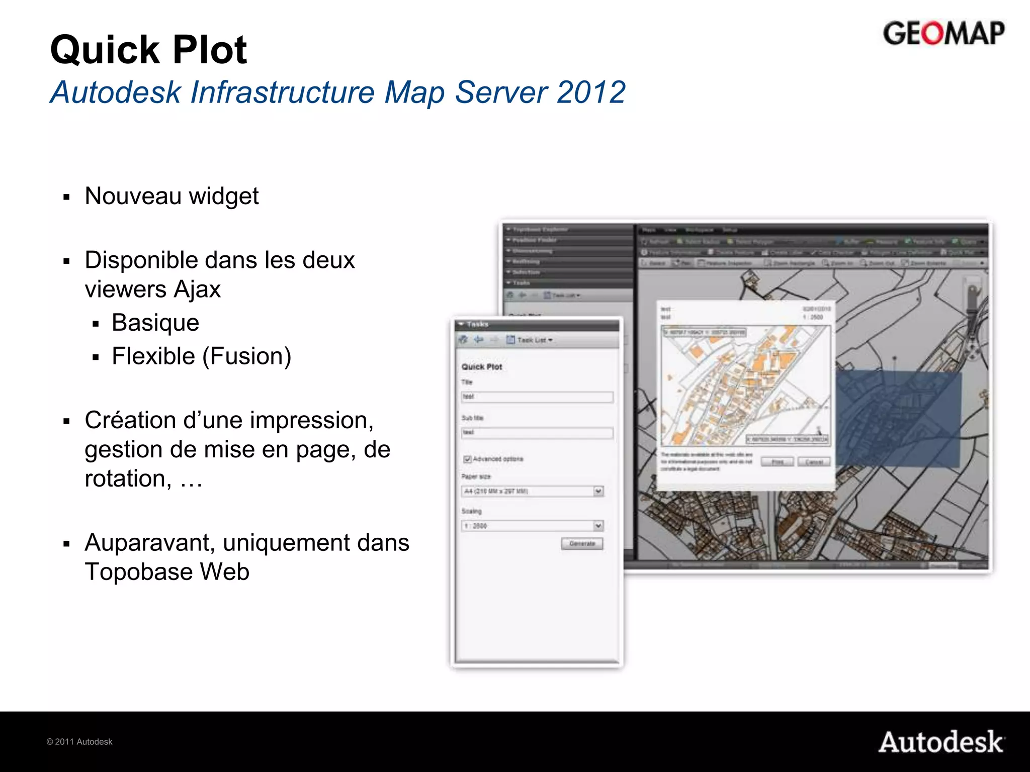 NOUVEAU: Autodesk Infrastructure Map Server 2012 | PPTX | Computing | Technology & Computing