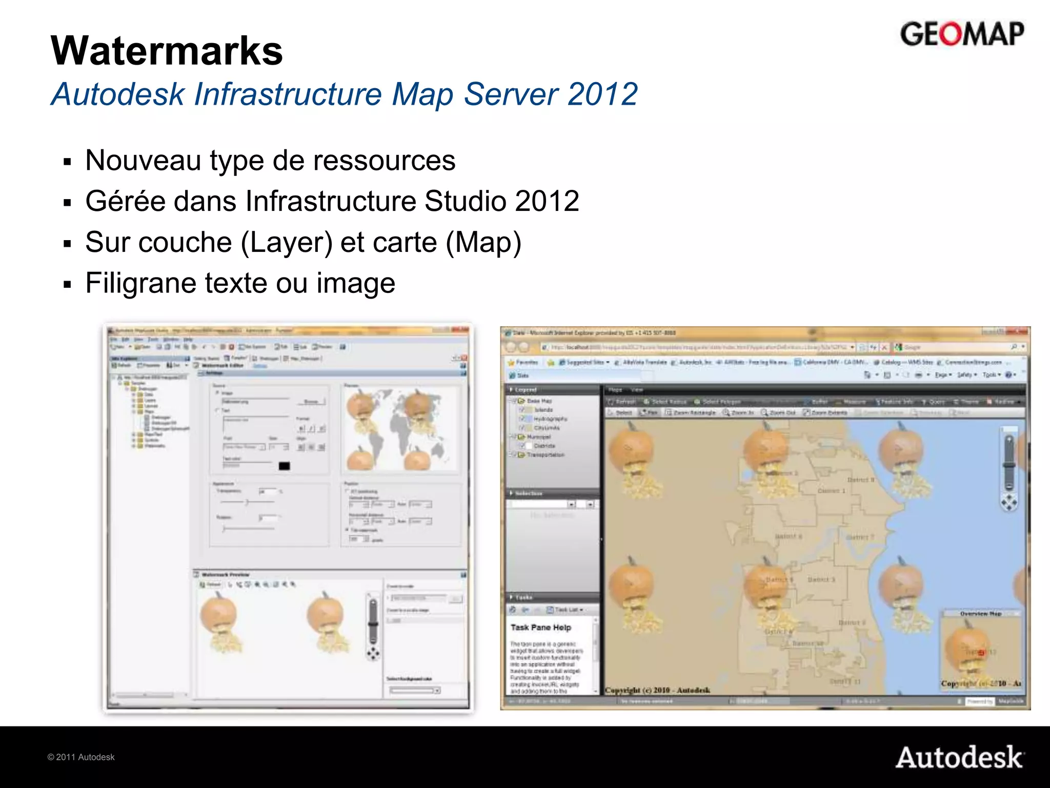 NOUVEAU: Autodesk Infrastructure Map Server 2012 | PPTX | Computing | Technology & Computing