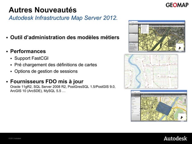 NOUVEAU: Autodesk Infrastructure Map Server 2012 | PPTX | Computing | Technology & Computing