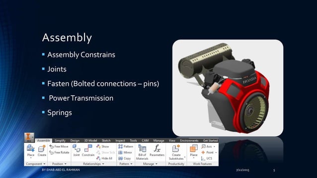 Autodesk inventor 2016 first look | PPTX