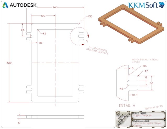 Autodesk inventor practice part drawings | PPT