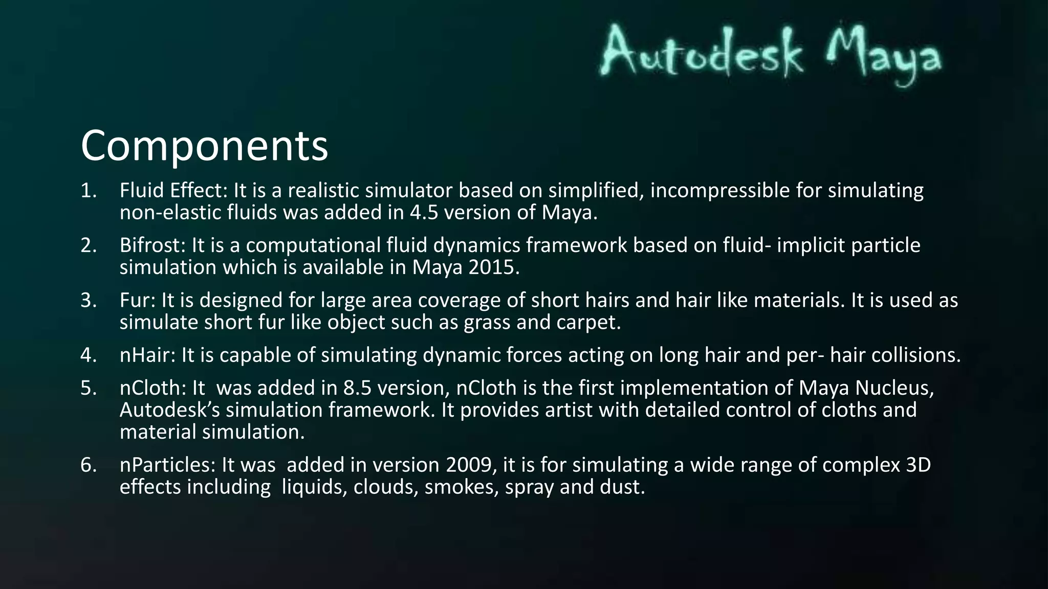 Autodesk maya | PPTX