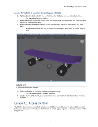Autodesk maya 2016 basic guide | PDF