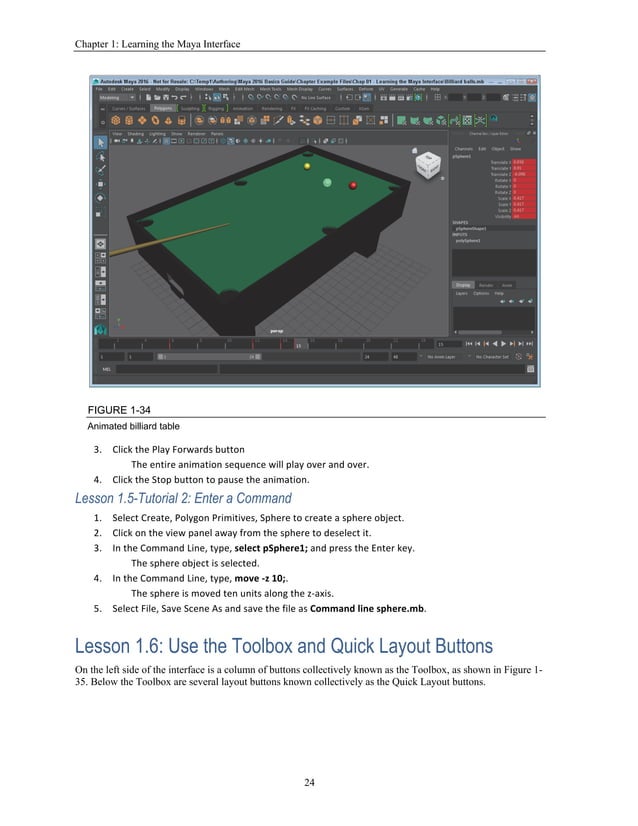 Autodesk maya 2016 basic guide | PDF