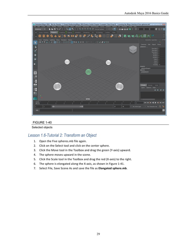 Autodesk maya 2016 basic guide | PDF