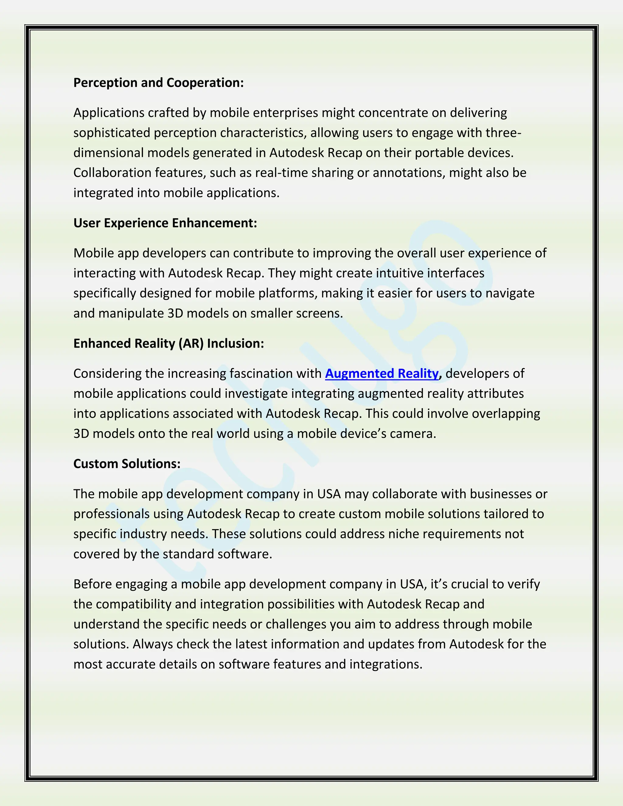 Autodesk Recap Empowering Businesses with 3D Modelling | PDF