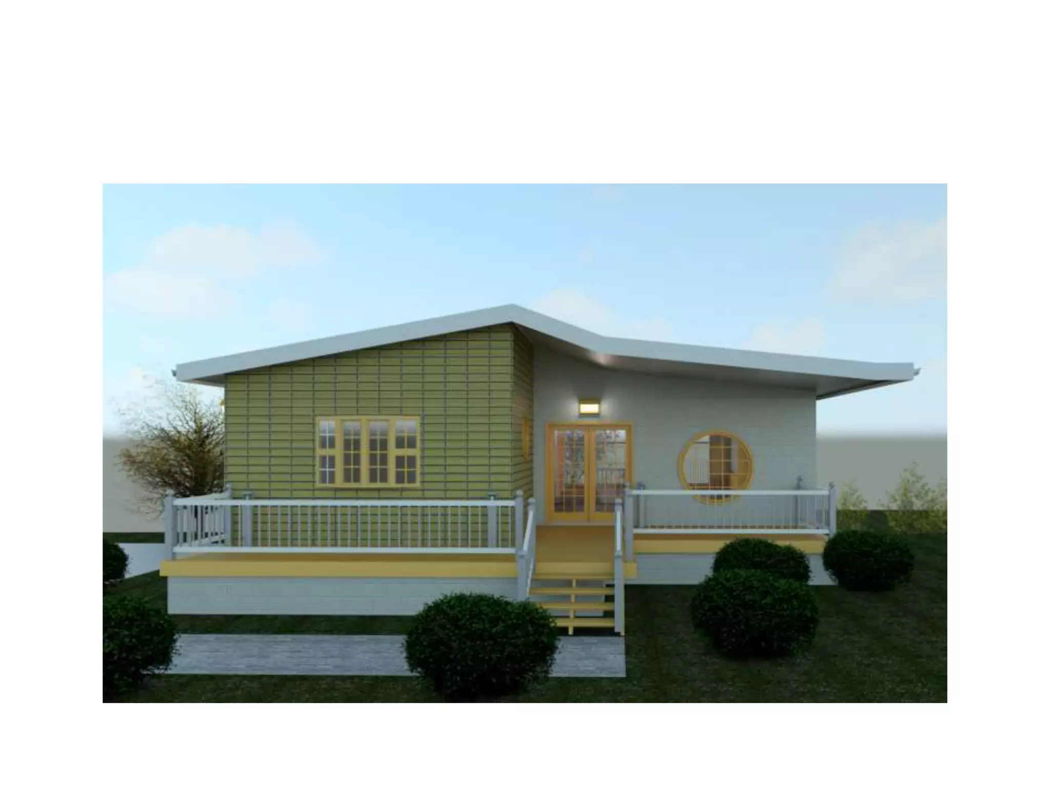 House (Bungalow) design with Autodesk revit design | PPTX