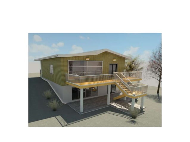 House (Bungalow) design with Autodesk revit design | PPTX