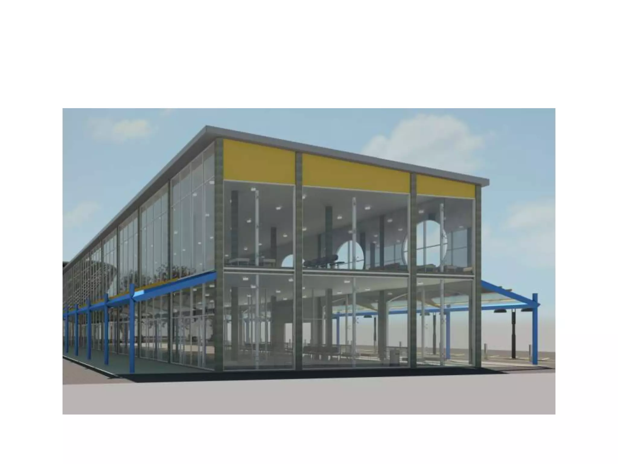 Autodesk revit design(bus station) | PPTX