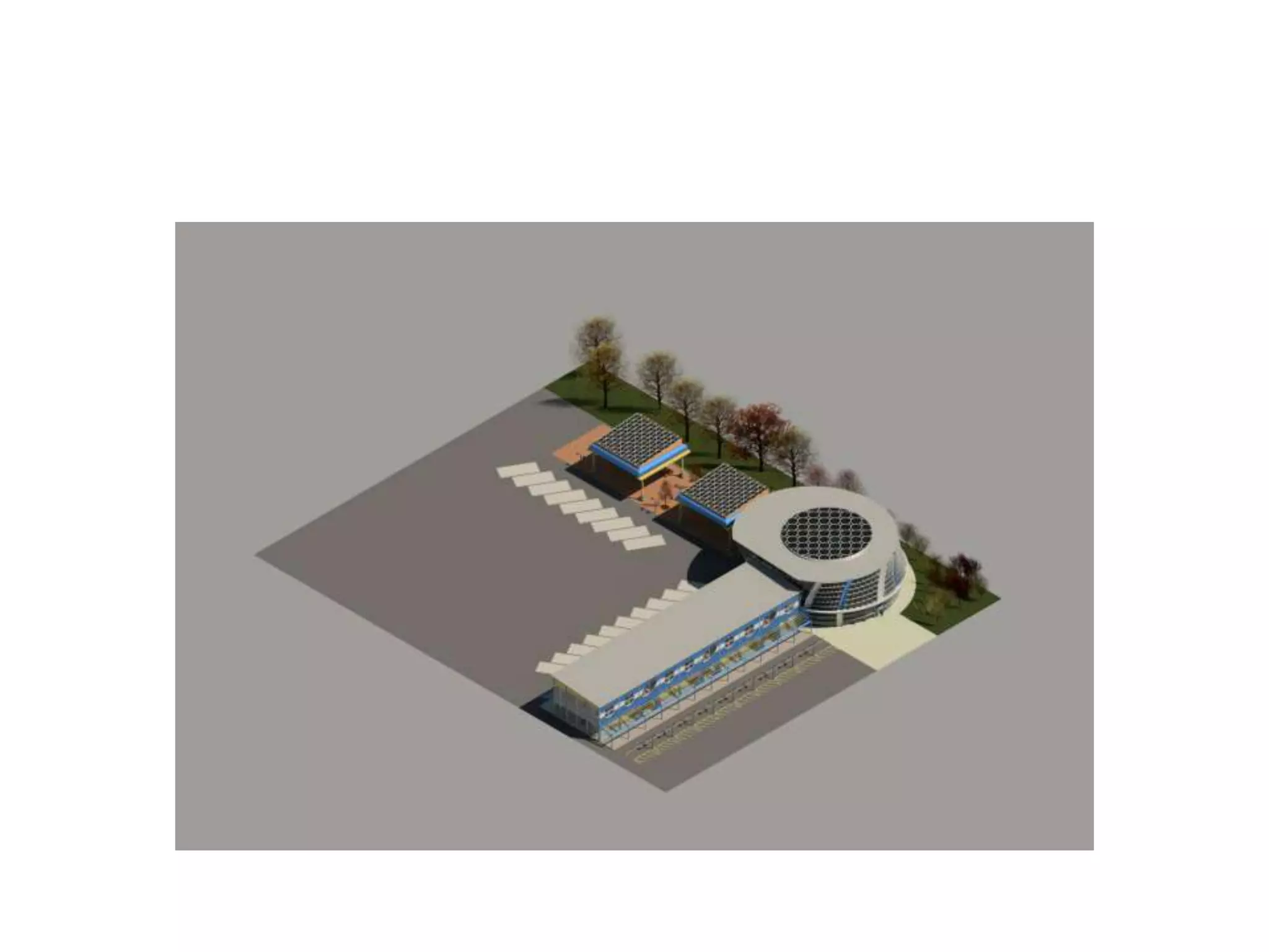 Autodesk revit design(bus station) | PPTX