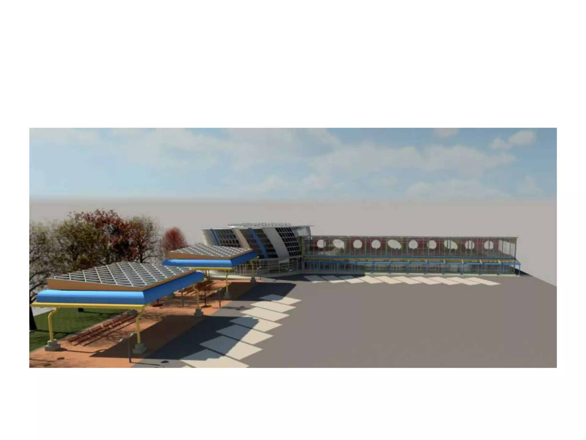 Autodesk revit design(bus station) | PPTX