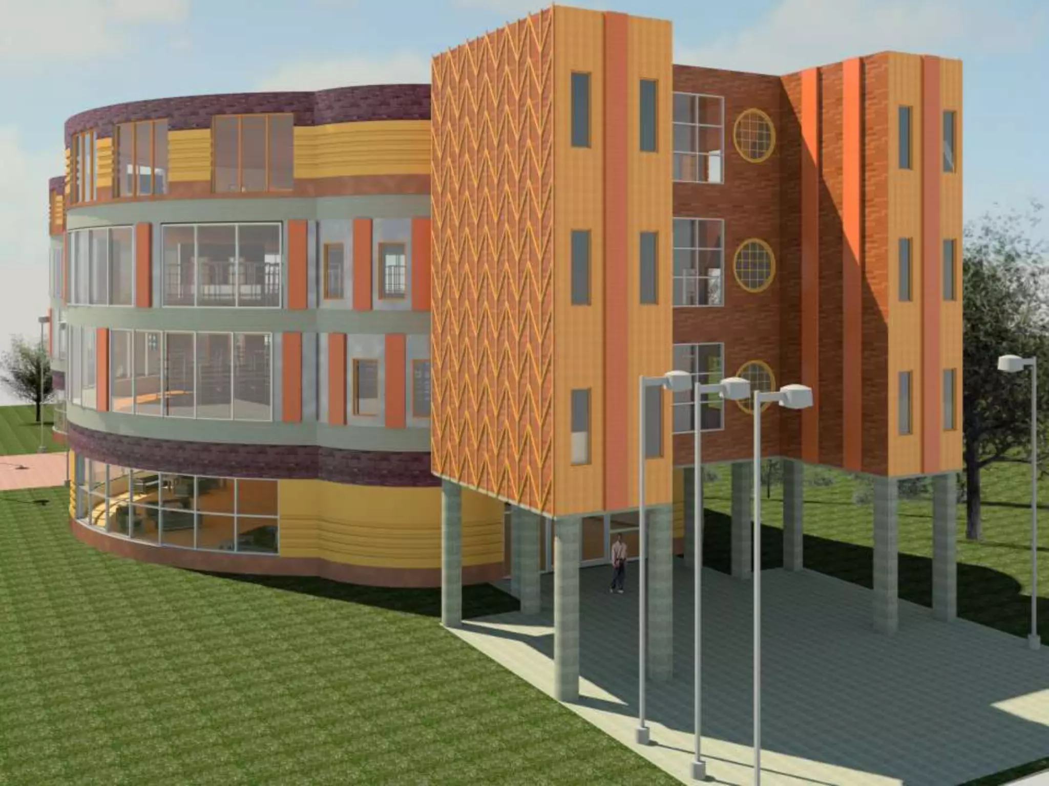 Autodesk revit design building (exterior) | PPT