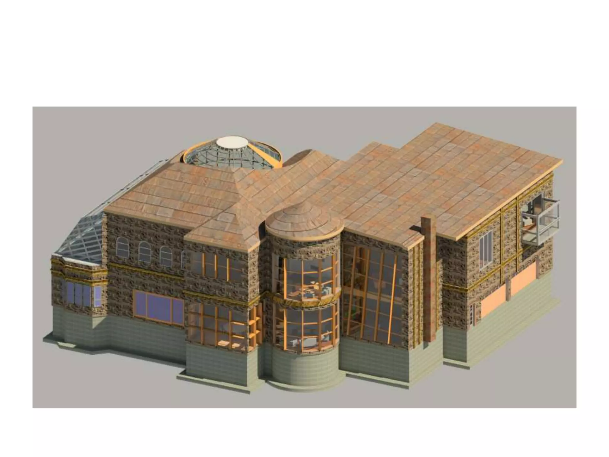 Autodesk revit design Mansion house 2016 | PPTX