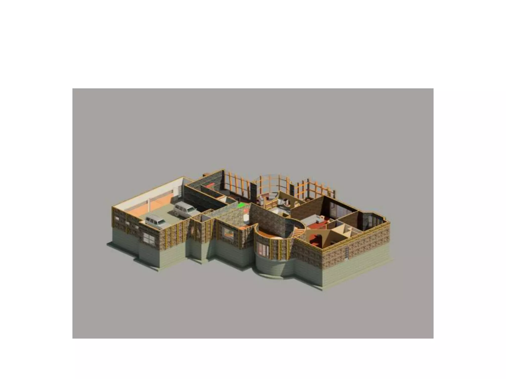 Autodesk revit design Mansion house 2016 | PPTX