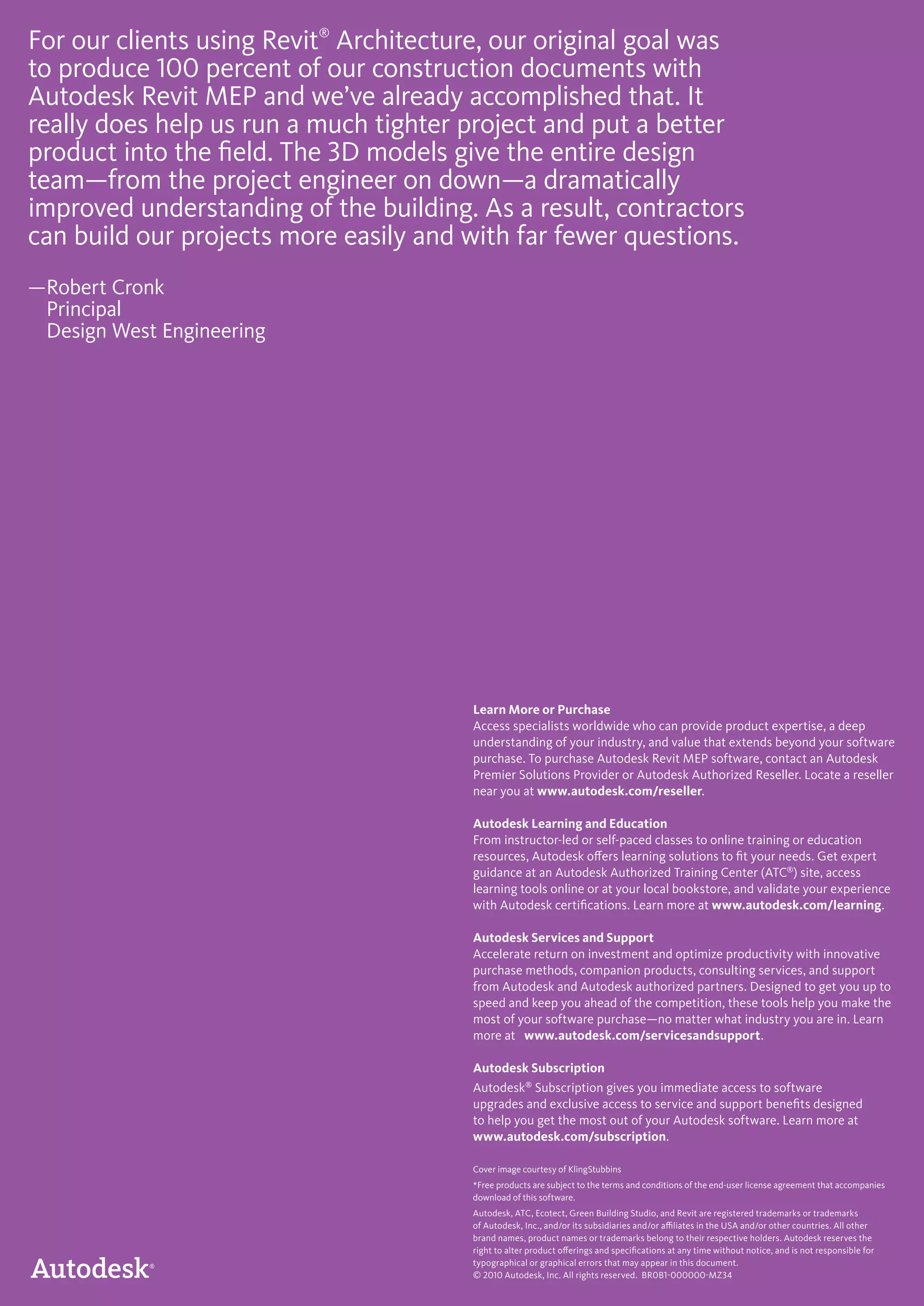 Autodesk revit MEP performance by design | PDF