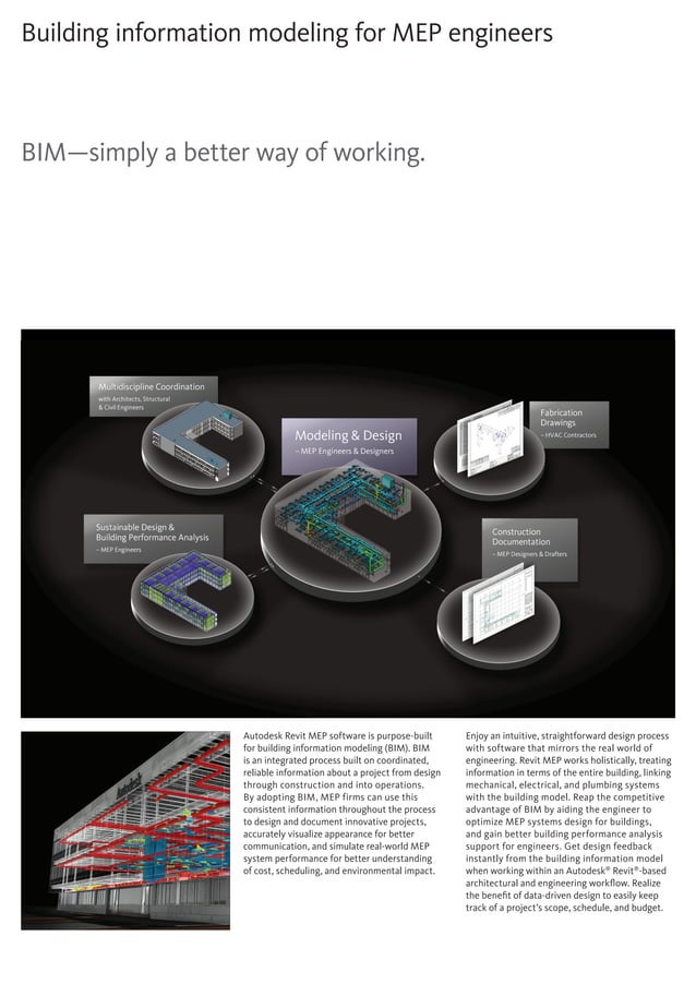 Autodesk revit MEP performance by design | PDF