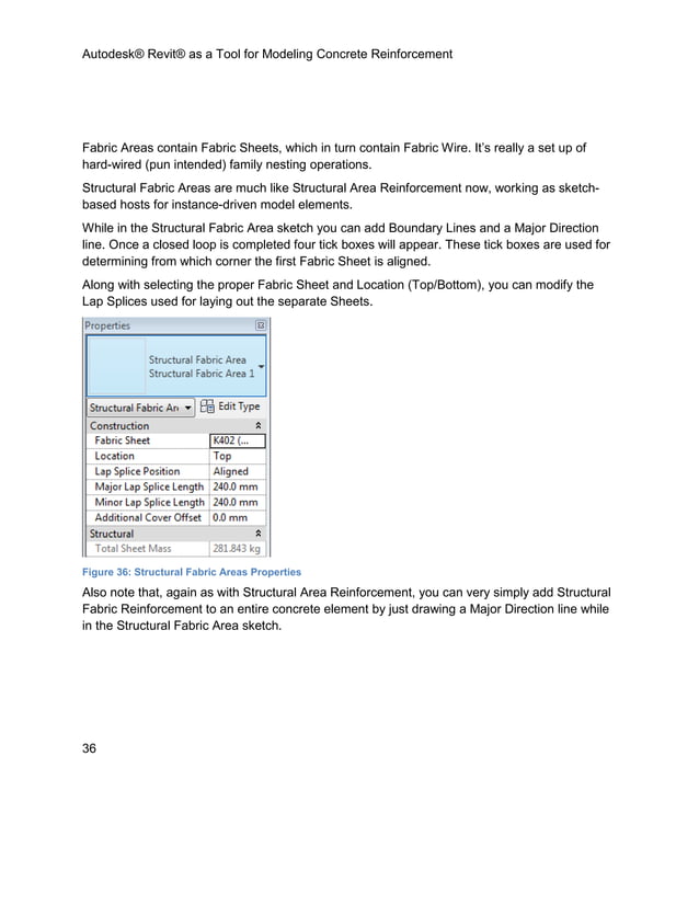 Autodesk revit structuretool for-modeling-concrete-reinforcement | PDF