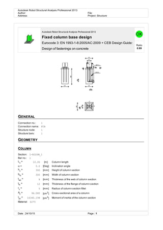 Autodesk robot structural analysis professional 2013 | PDF