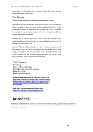Autodesk case study: US Army Corp of Engineers | PDF