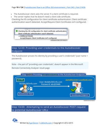 Autodiscover flow in an office 365 environment part 3#3 part 31#36 | PDF
