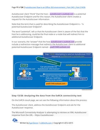 Autodiscover flow in an office 365 environment part 3#3 part 31#36 | PDF