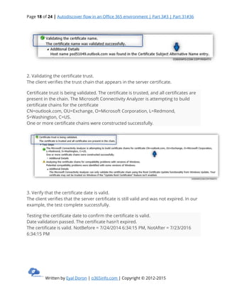 Autodiscover flow in an office 365 environment part 3#3 part 31#36 | PDF