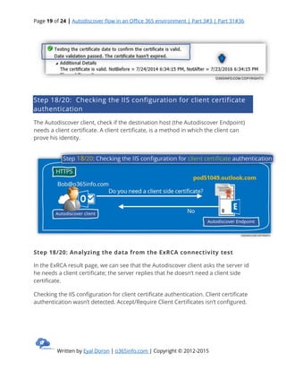 Autodiscover flow in an office 365 environment part 3#3 part 31#36 | PDF
