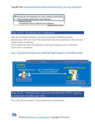 Autodiscover flow in an office 365 environment part 3#3 part 31#36 | PDF