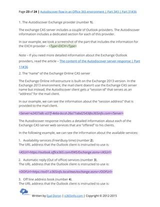 Autodiscover flow in an office 365 environment part 3#3 part 31#36 | PDF