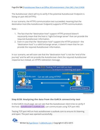 Autodiscover flow in an office 365 environment part 3#3 part 31#36 | PDF