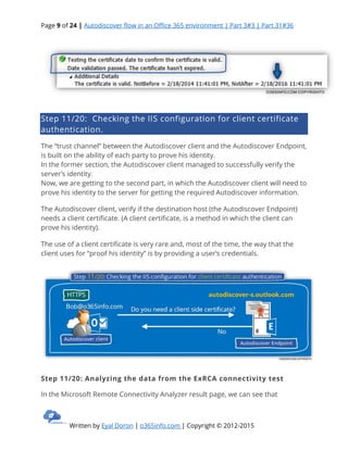 Autodiscover flow in an office 365 environment part 3#3 part 31#36 | PDF