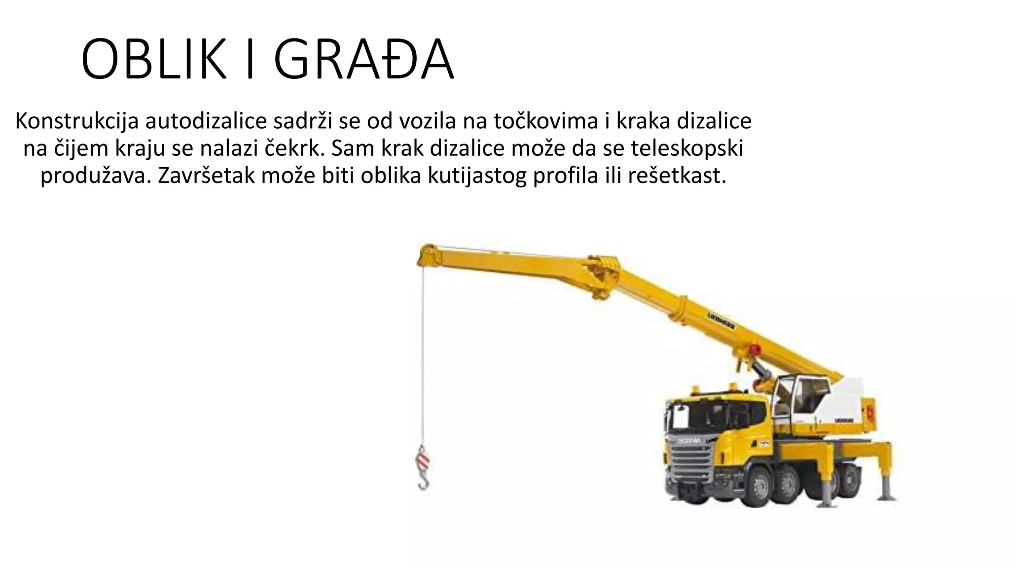 Autodizalice prezentacija | PPSX