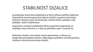 Autodizalice prezentacija | PPSX