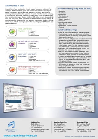 AutoDoc HSE brochure | PDF