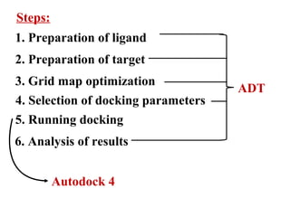 Molecular Docking using Autodock 4.2.6 | PPT